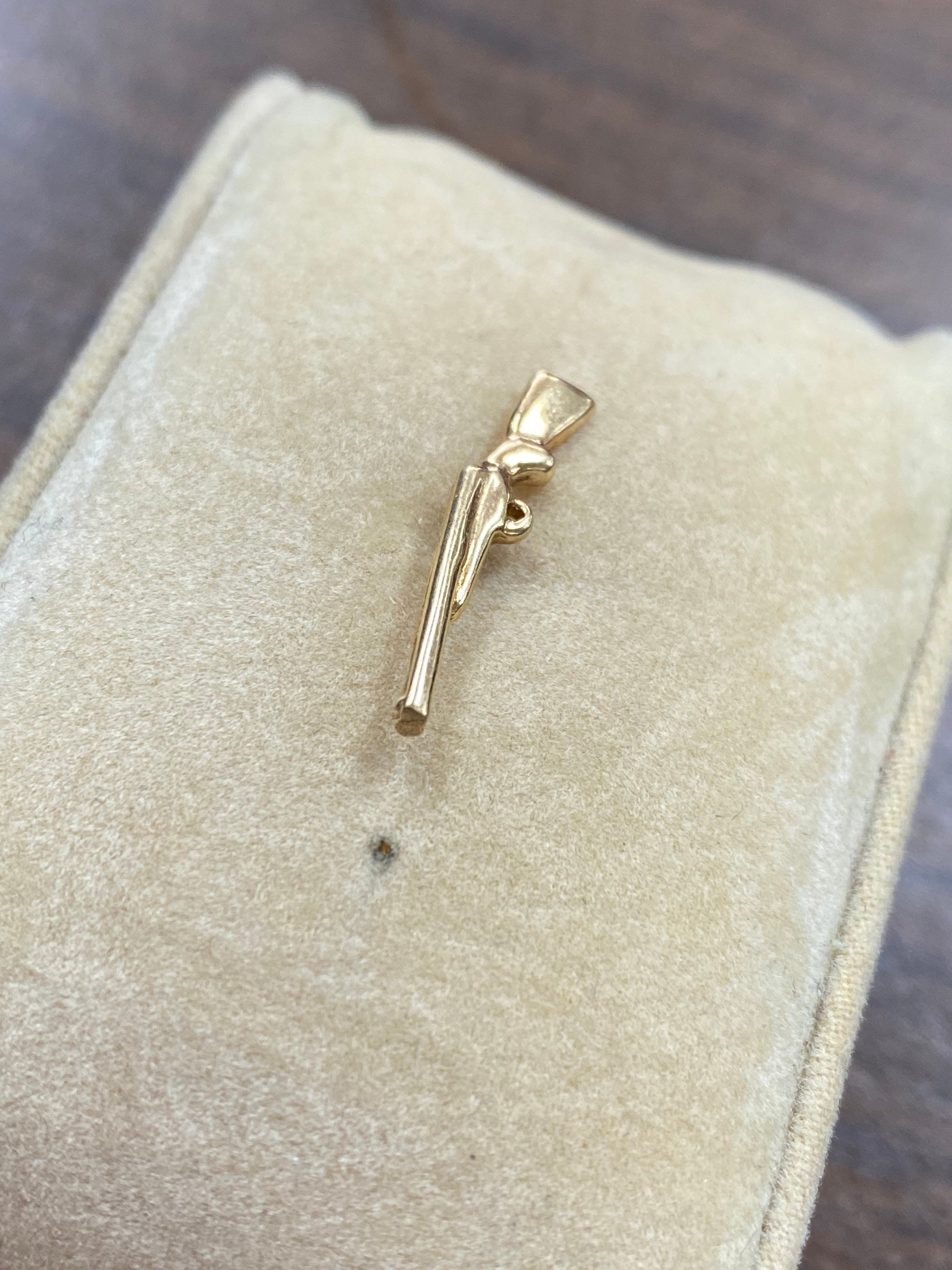 Vintage Antique 14KT Yellow Gold Rifle Gun Long Gun Hat Pin | Etsy