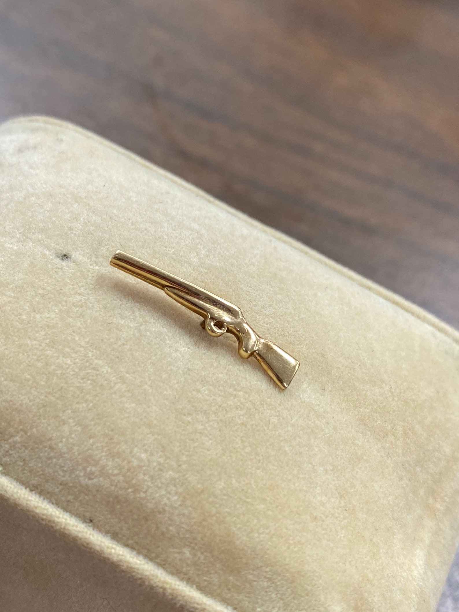 Vintage Antique 14KT Yellow Gold Rifle Gun Long Gun Hat Pin | Etsy