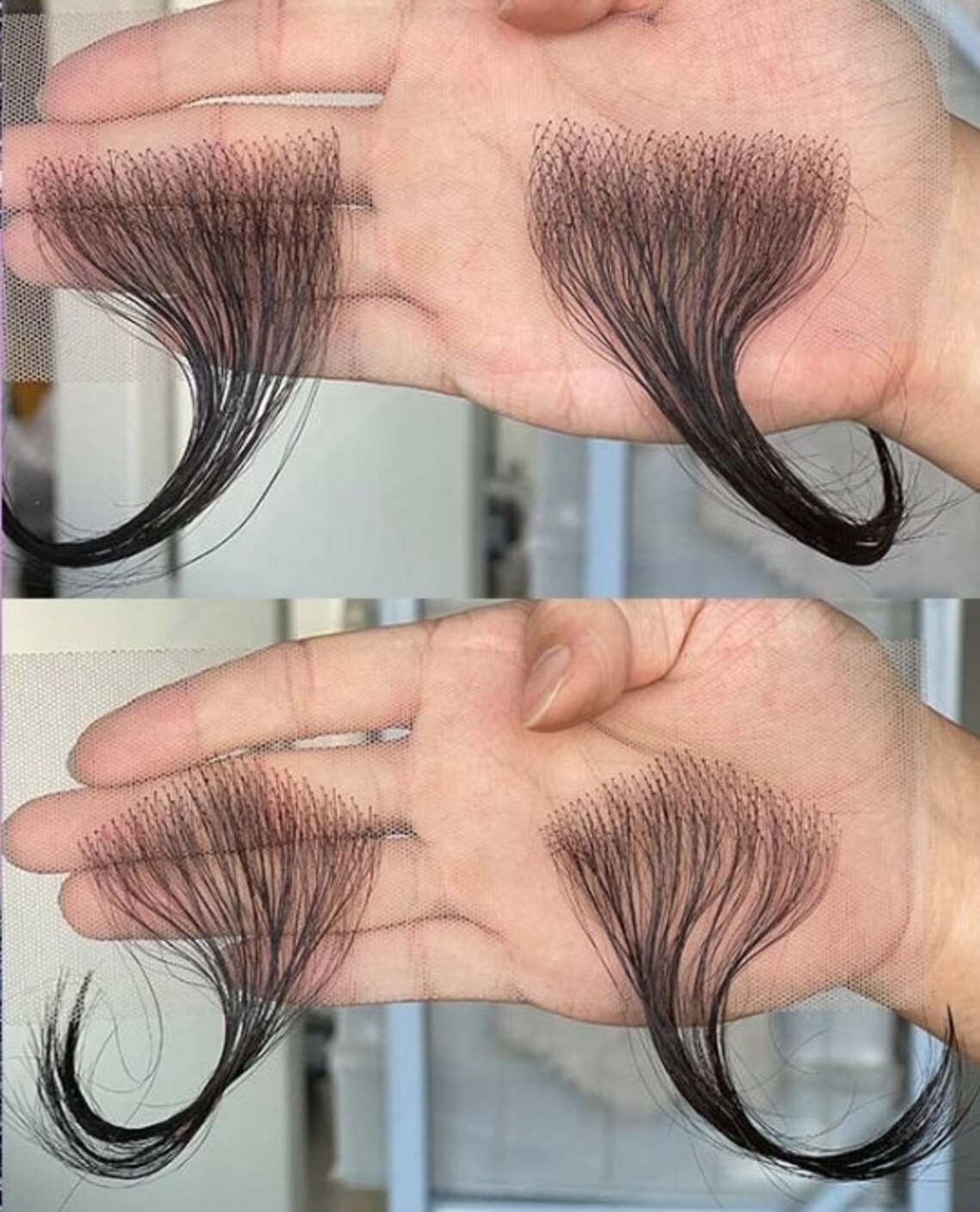 HD Lace Edges Baby Hair Strips Human Hair Reusable Invisible Lace ...