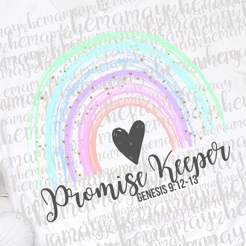 Promise Keeper Rainbow Png Christian Png Rainbow - Etsy