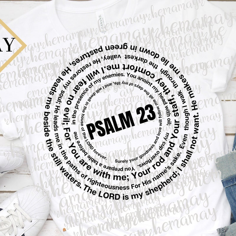 Psalm 23 Svg - Etsy