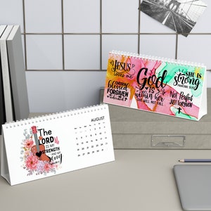 Christian Desk Calendar: Stay Inspired Every Day, Desk Calendar 2025 ...
