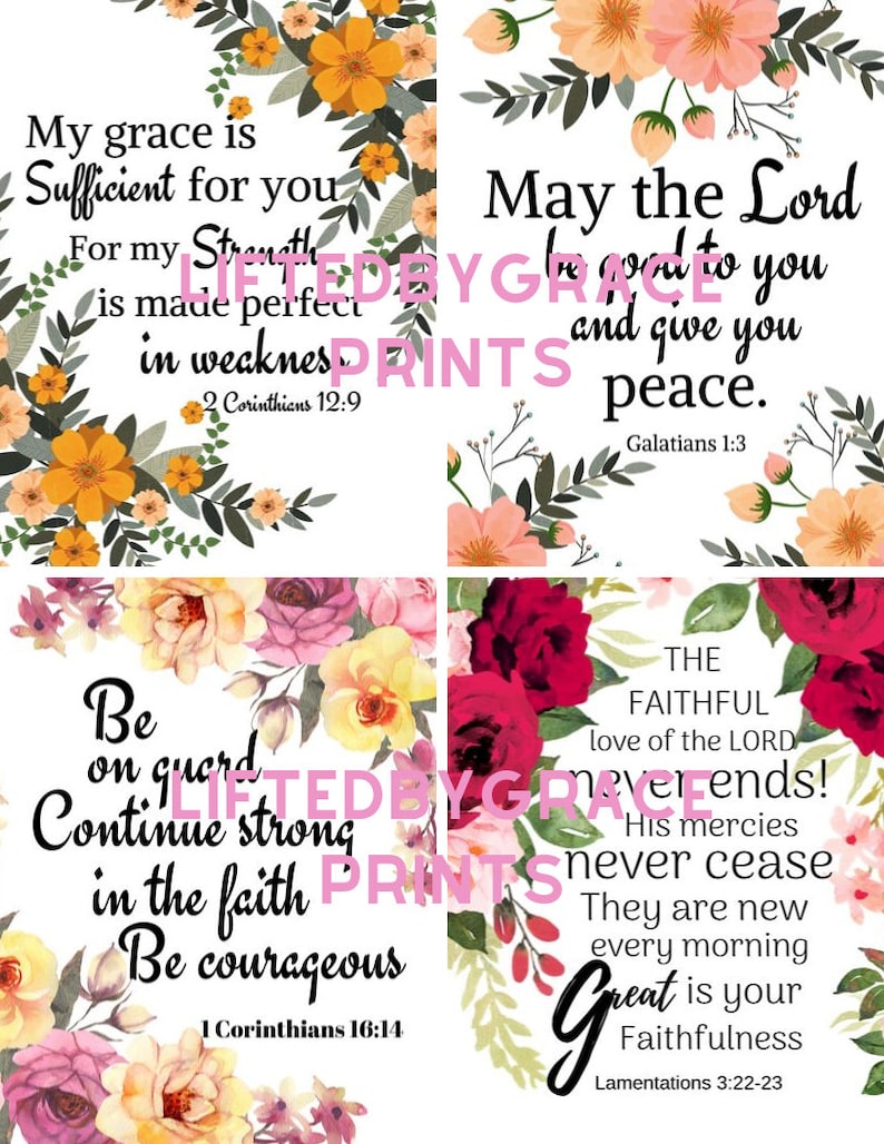 Bible Verse Cards Scripture Cards Bible Journaling - Etsy