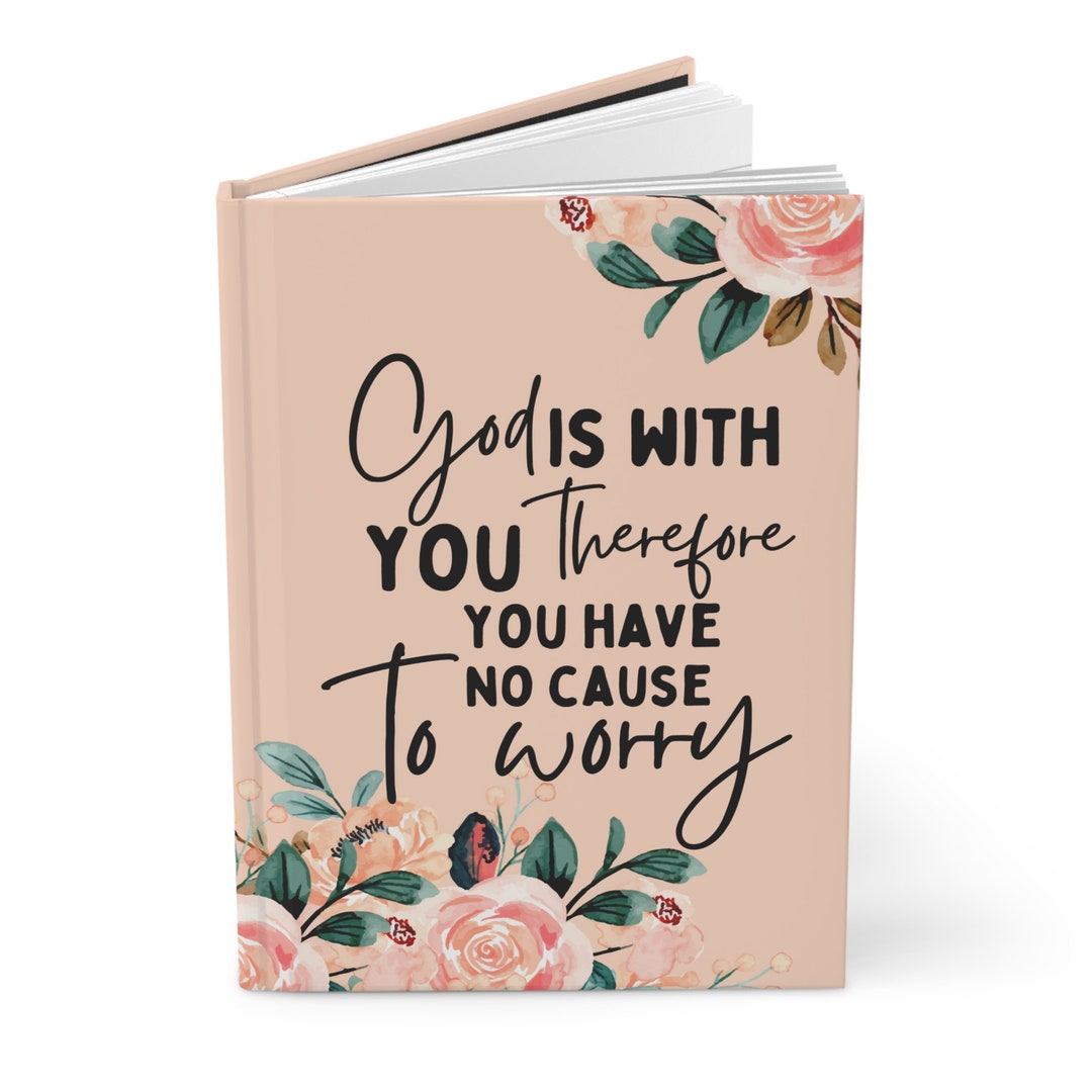 Flower Scripture Journal, Floral Christian Hardcover Journal With ...