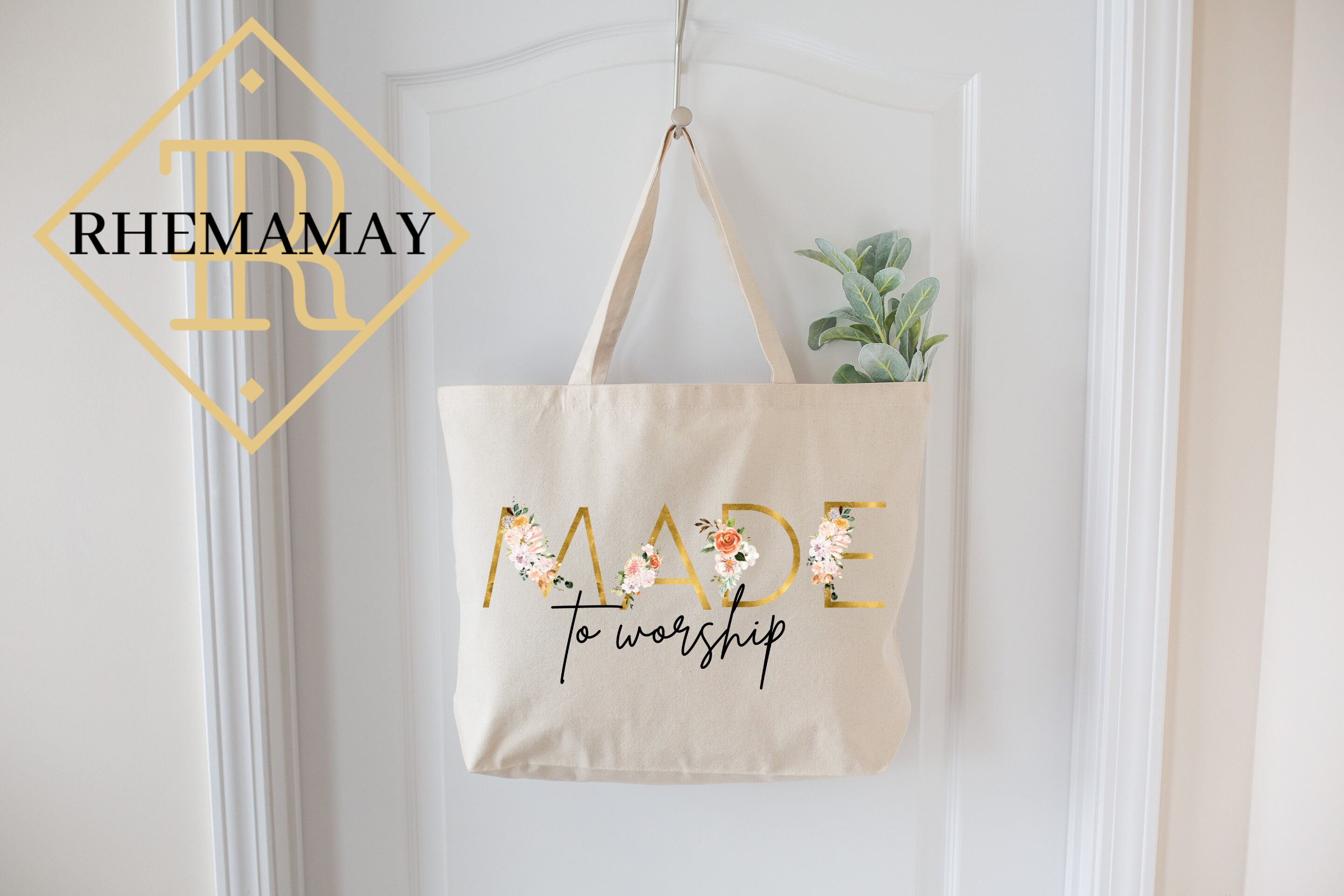 Floral Made to Worship Gold Alphabet Png Christian Png Made | Etsy