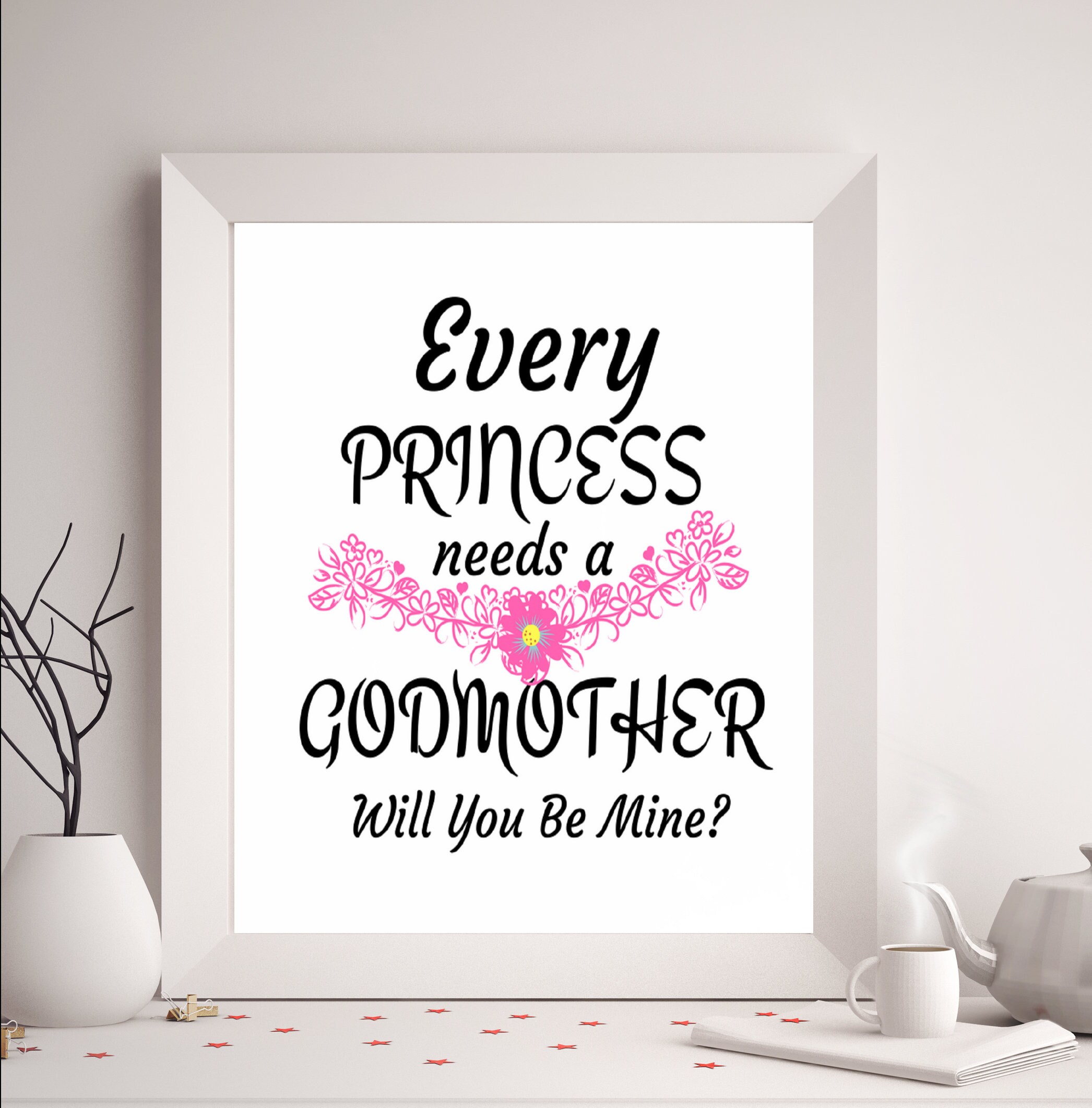 Every Princess Needs a Fairy Godmother SVG PNG Digital Download cut ...