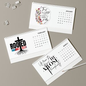 Christian Desk Calendar: Stay Inspired Every Day, Desk Calendar 2025 ...