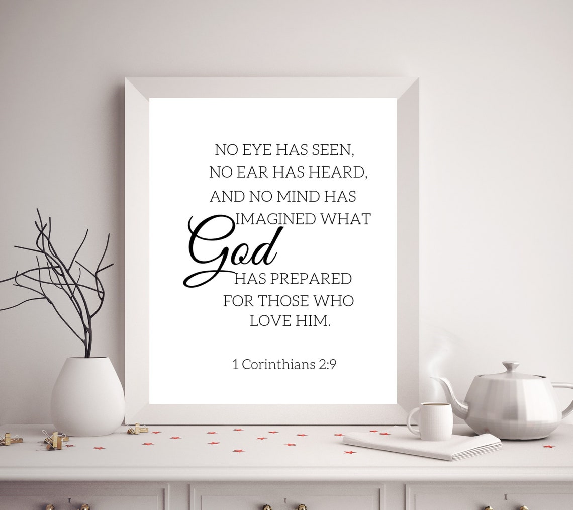 No Eye Has Seen, No Ear Has Heard, and No Mind Has Imagined What God ...