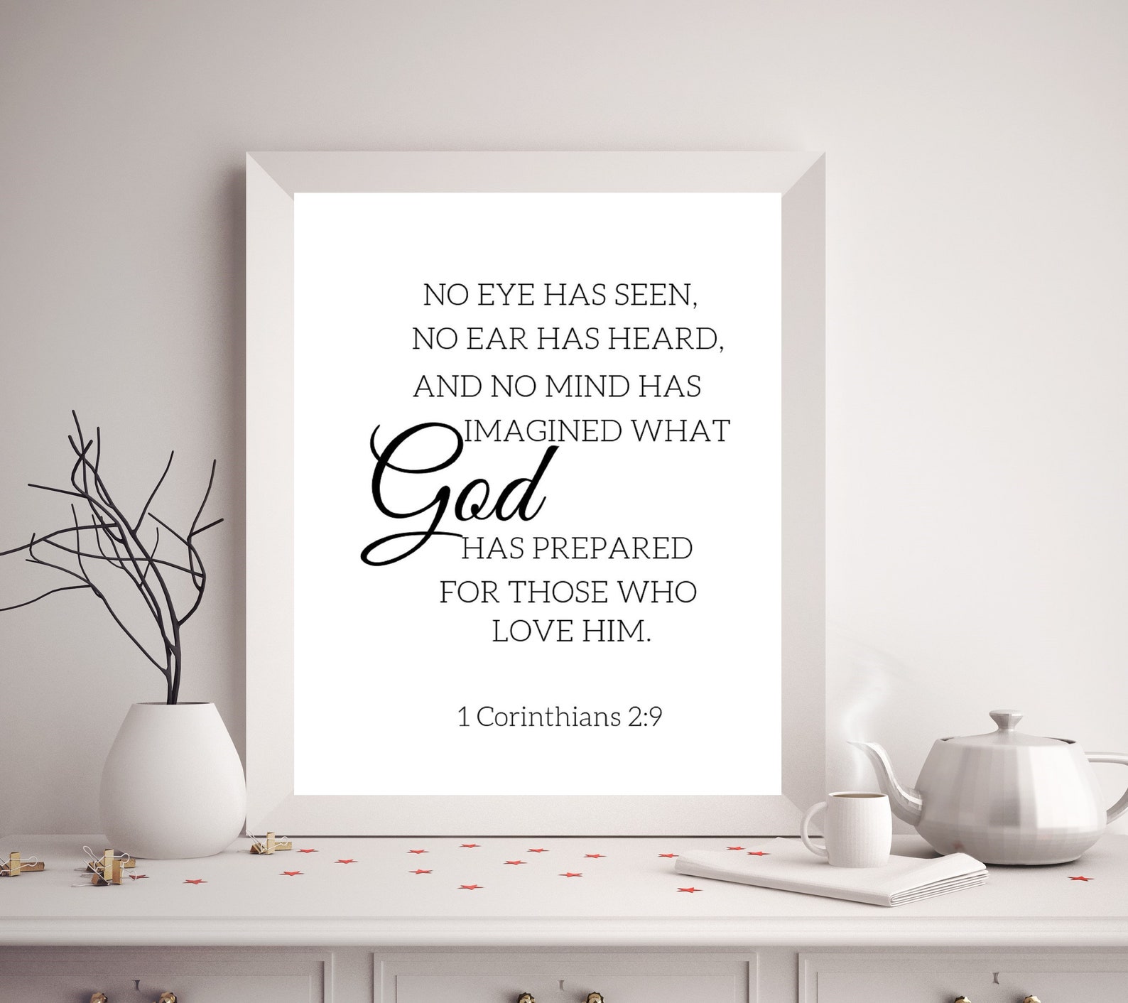 No Eye Has Seen No Ear Has Heard and No Mind Has Imagined - Etsy