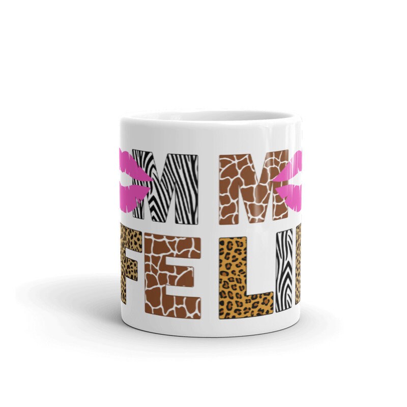 Cheetah Ceramic Mug Large Ceramic Mug Mom Life Mug Leopard - Etsy UK