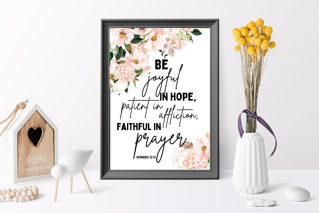 Printable Artwork, Bible Verse Wall Art, Bible Verse Download, Daily ...