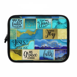 Bible Verse Laptop Sleeve, Laptop Covers, Christian Laptop Bag, Laptop ...
