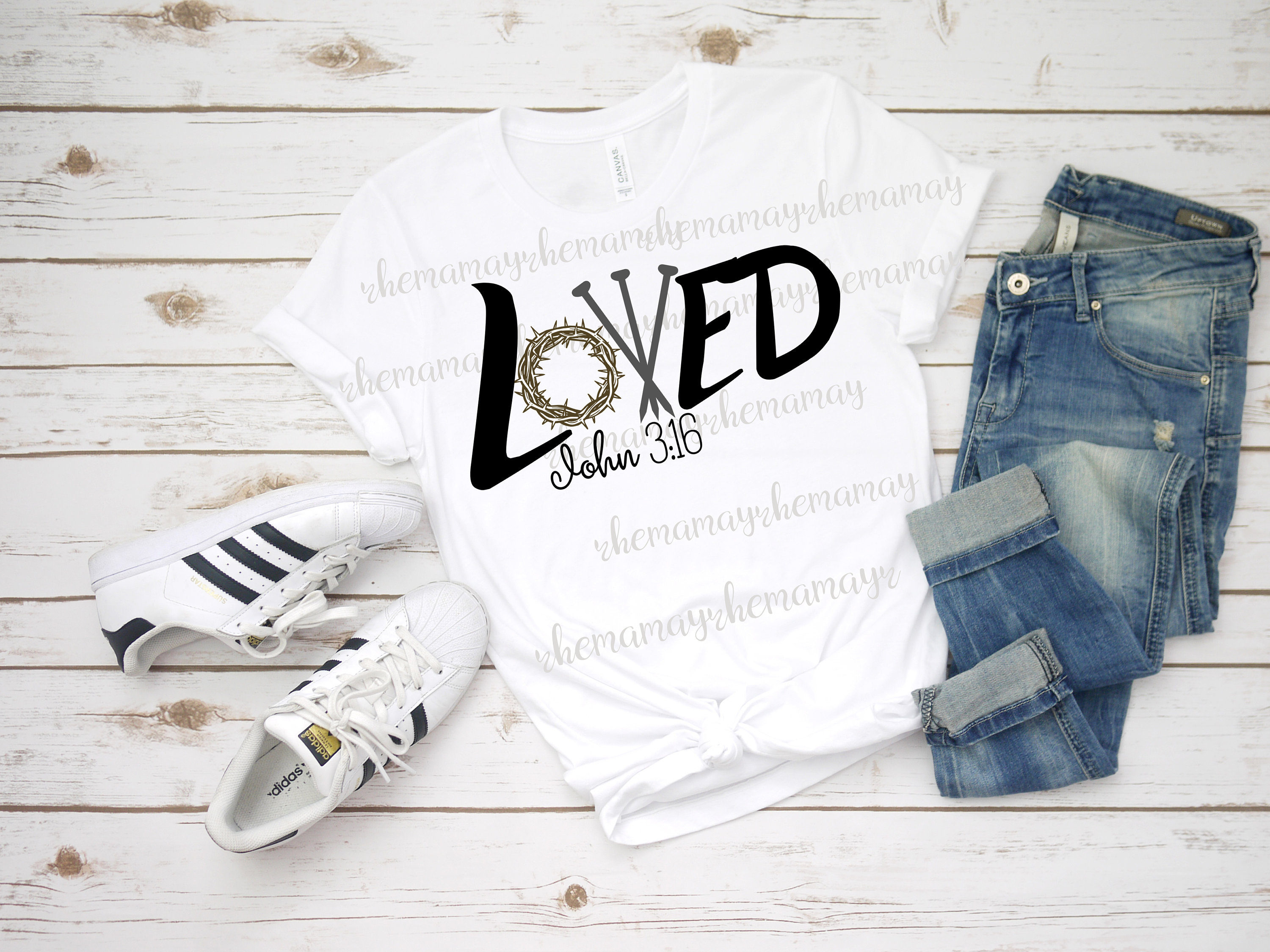 John 3:16 Png Christian Png Loved Png Sublimation Transfer | Etsy