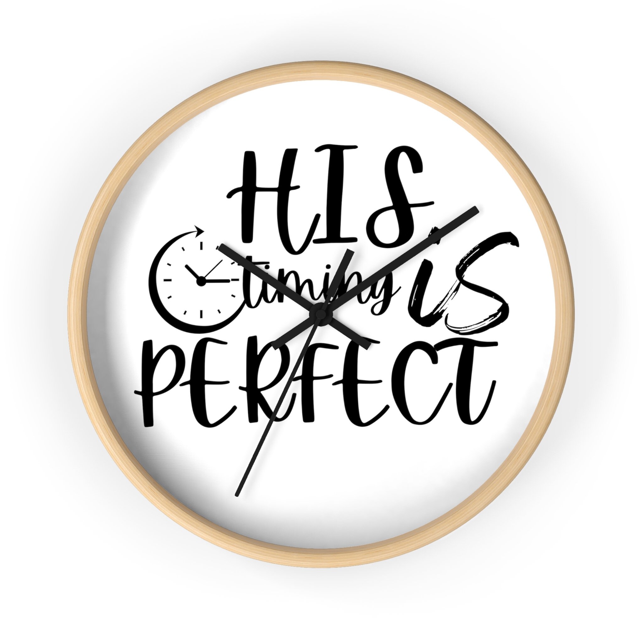 Christian Scripture Clock Stylish Timekeeping With Spiritual Meaning ...