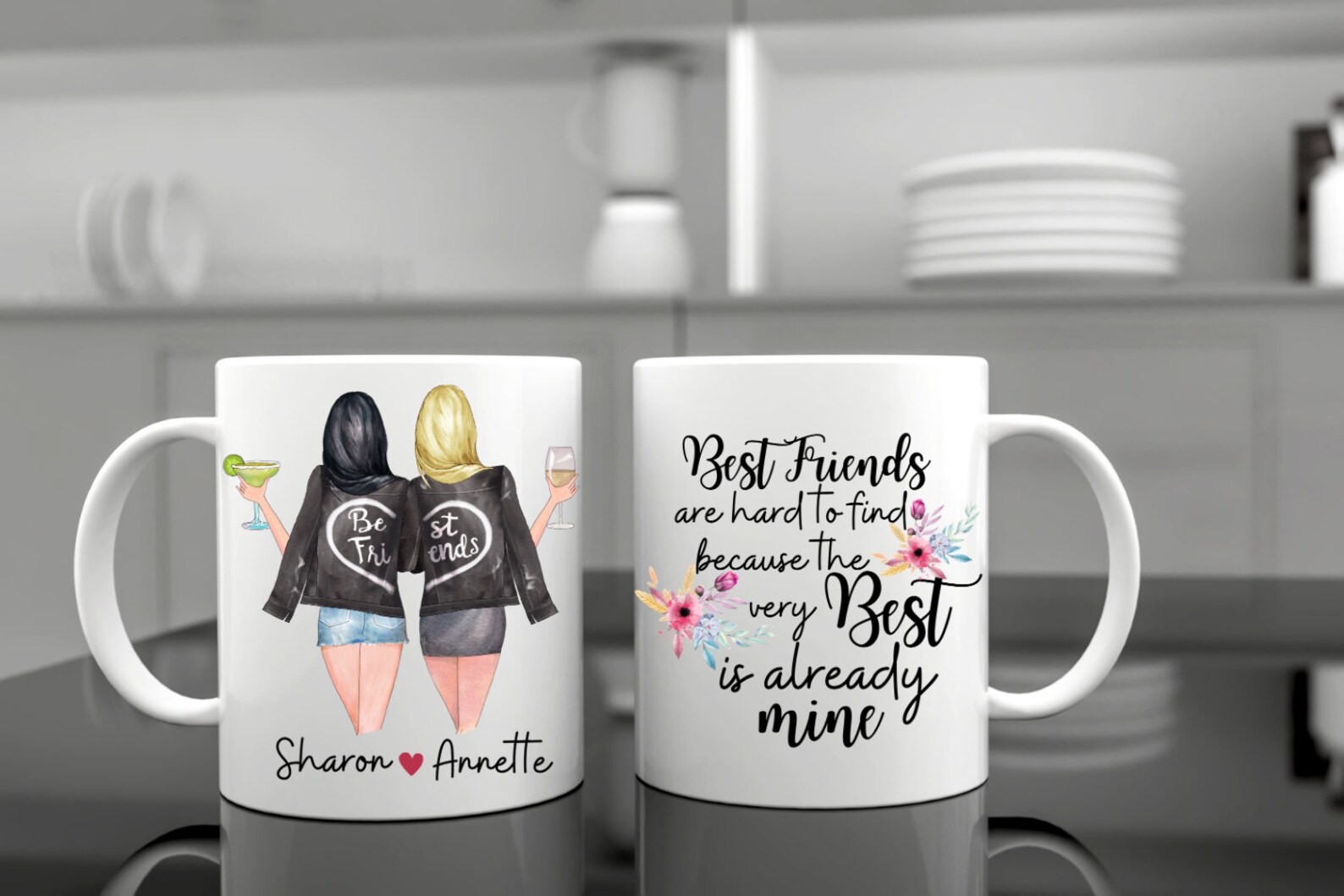 Custom Friends Mug, Best Friends Mug, Friends Mug, Gifts for Bestfriend ...