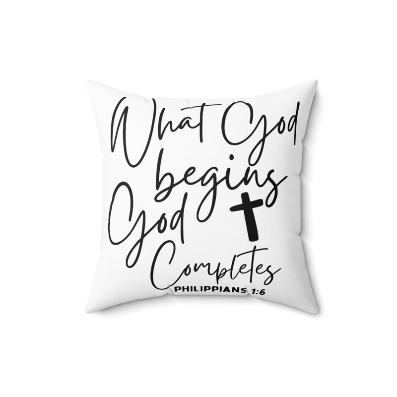 Christian Pillow - Etsy