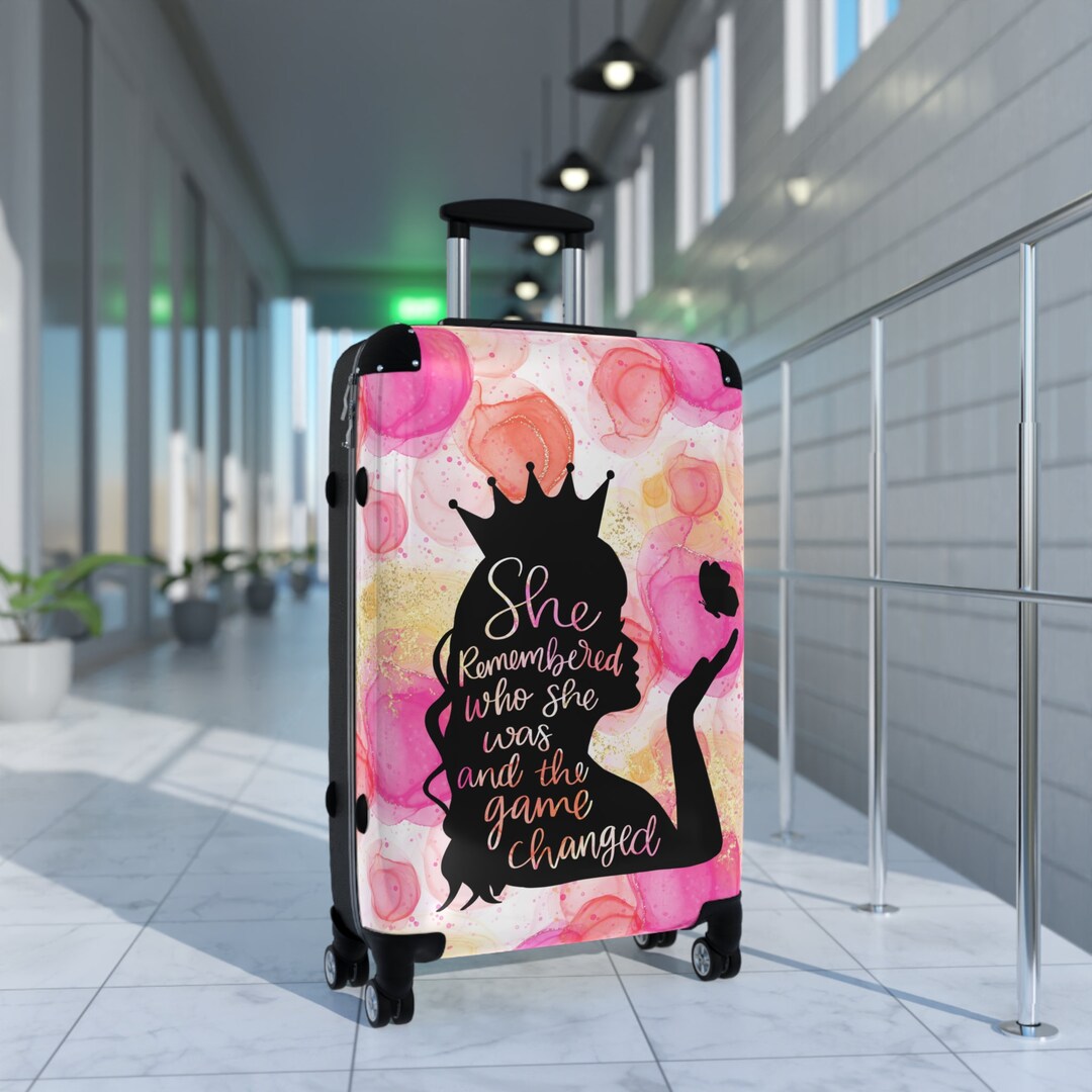 Luggage for Women, Suitcase With Wheels, Suitcase Set, Motivation Quote ...