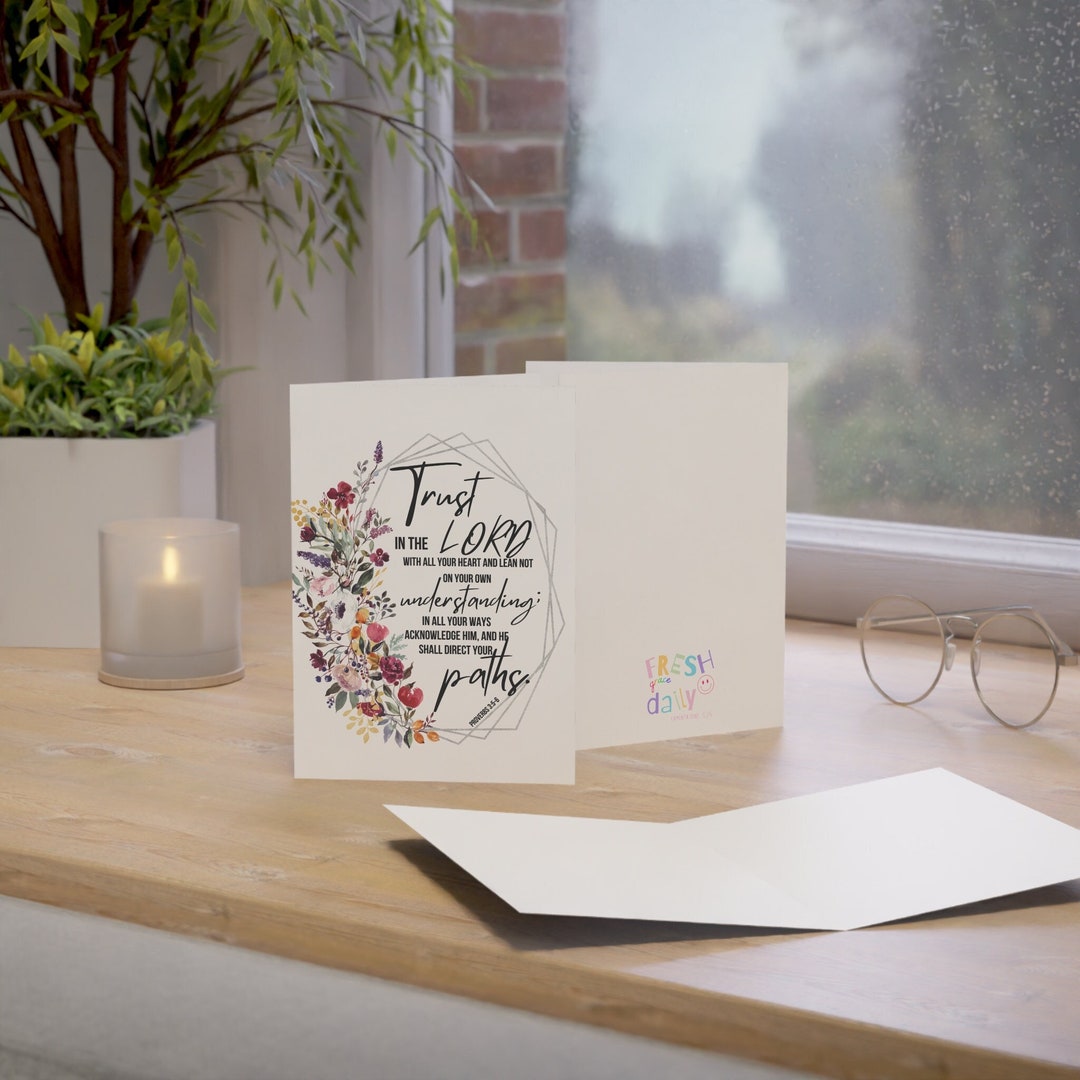 Christian Greeting Cards, Blank Inside, Bible Verse Greeting Cards ...