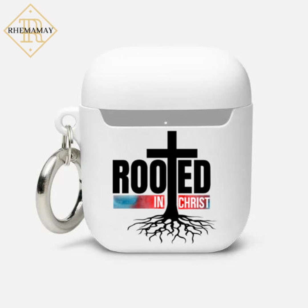 Bible AirPod Case, Rooted in Christ, Custom AirPod Case, AirPod Case ...
