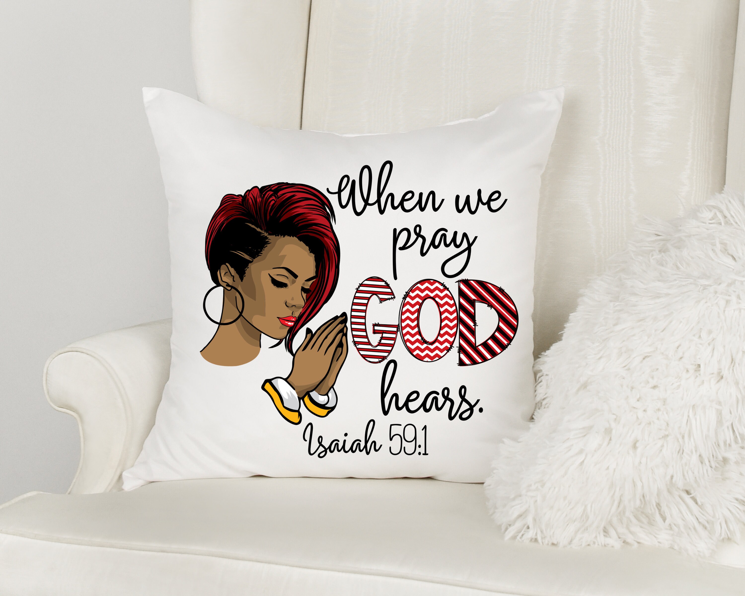 Prayer Pillowcase Scripture Pillow Inspirational Pillow | Etsy