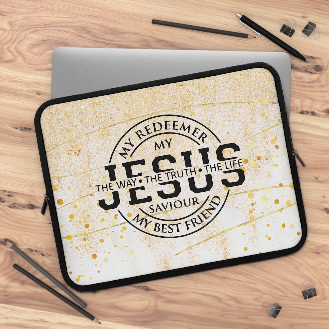 Jesus Laptop Sleeve, Tablet Sleeve, Laptop Accessories, Christian ...