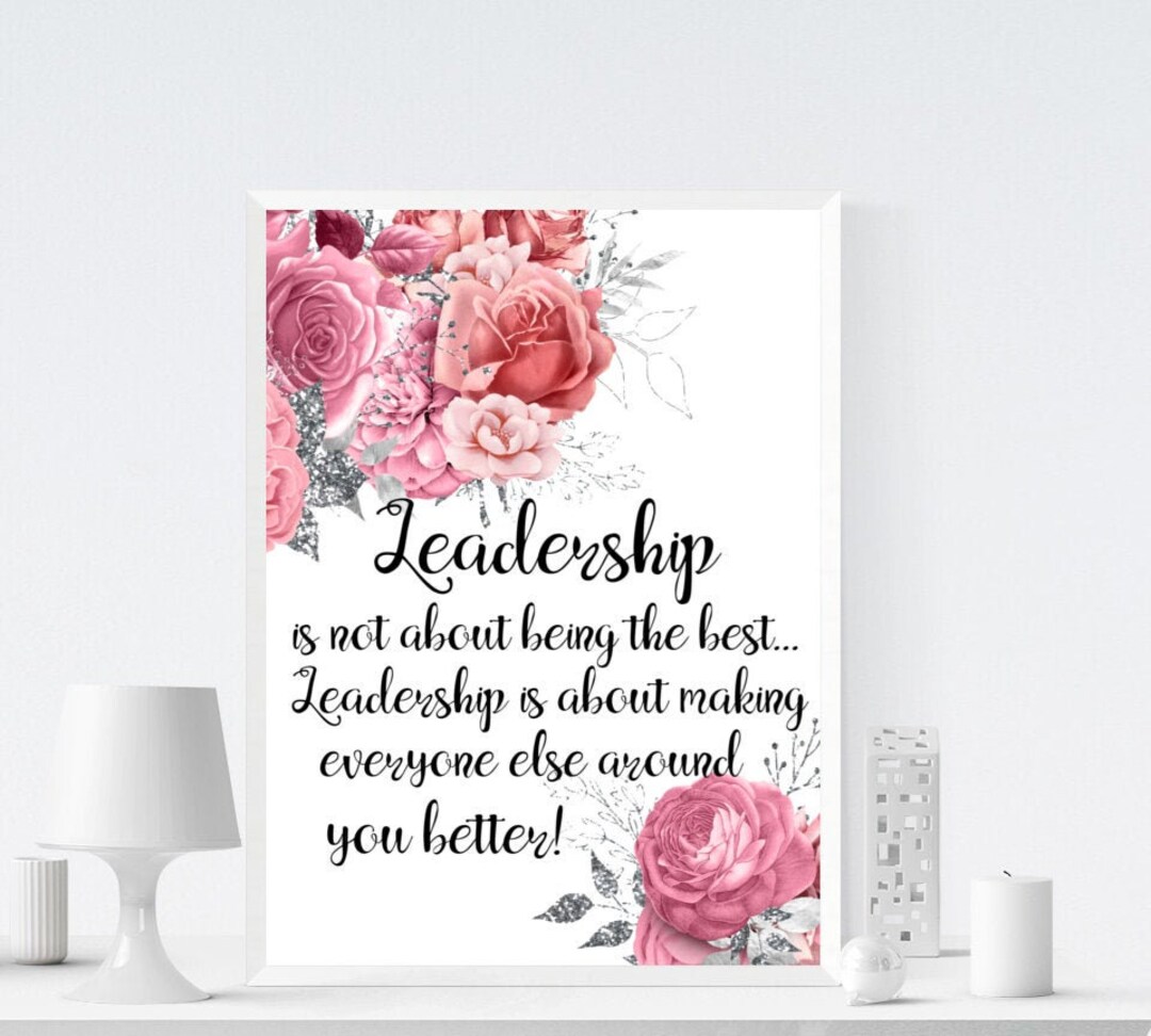 Leadership, Leadership Print, Leadership Quotes, Mentor Gift ...