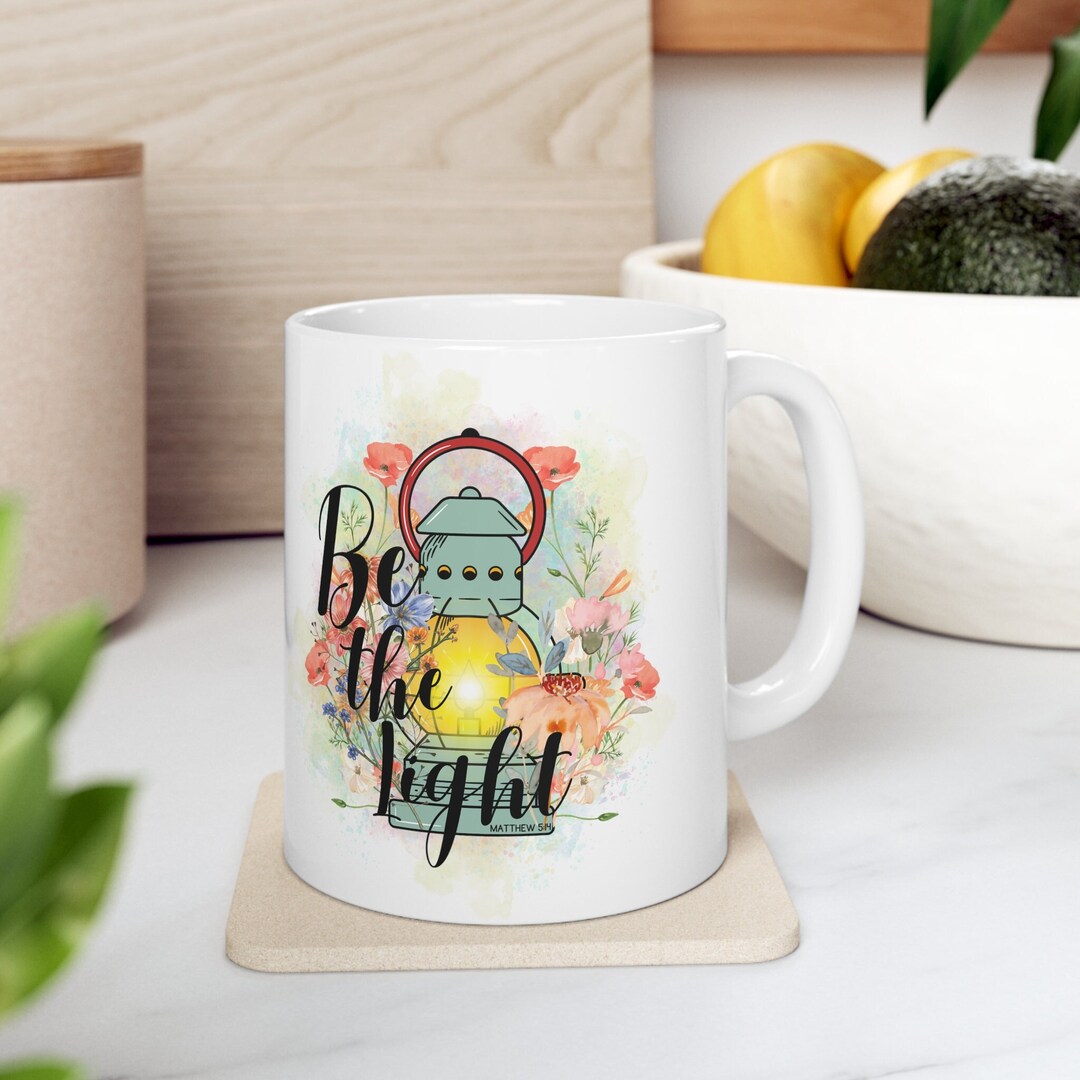 Scripture Mug for Morning Inspiration, Bible Mug With Religious Artwork ...