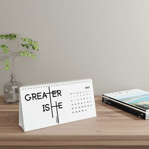 Desktop Calendar: Bible Verse Every Day, Desk Calendar (2025 Grid ...