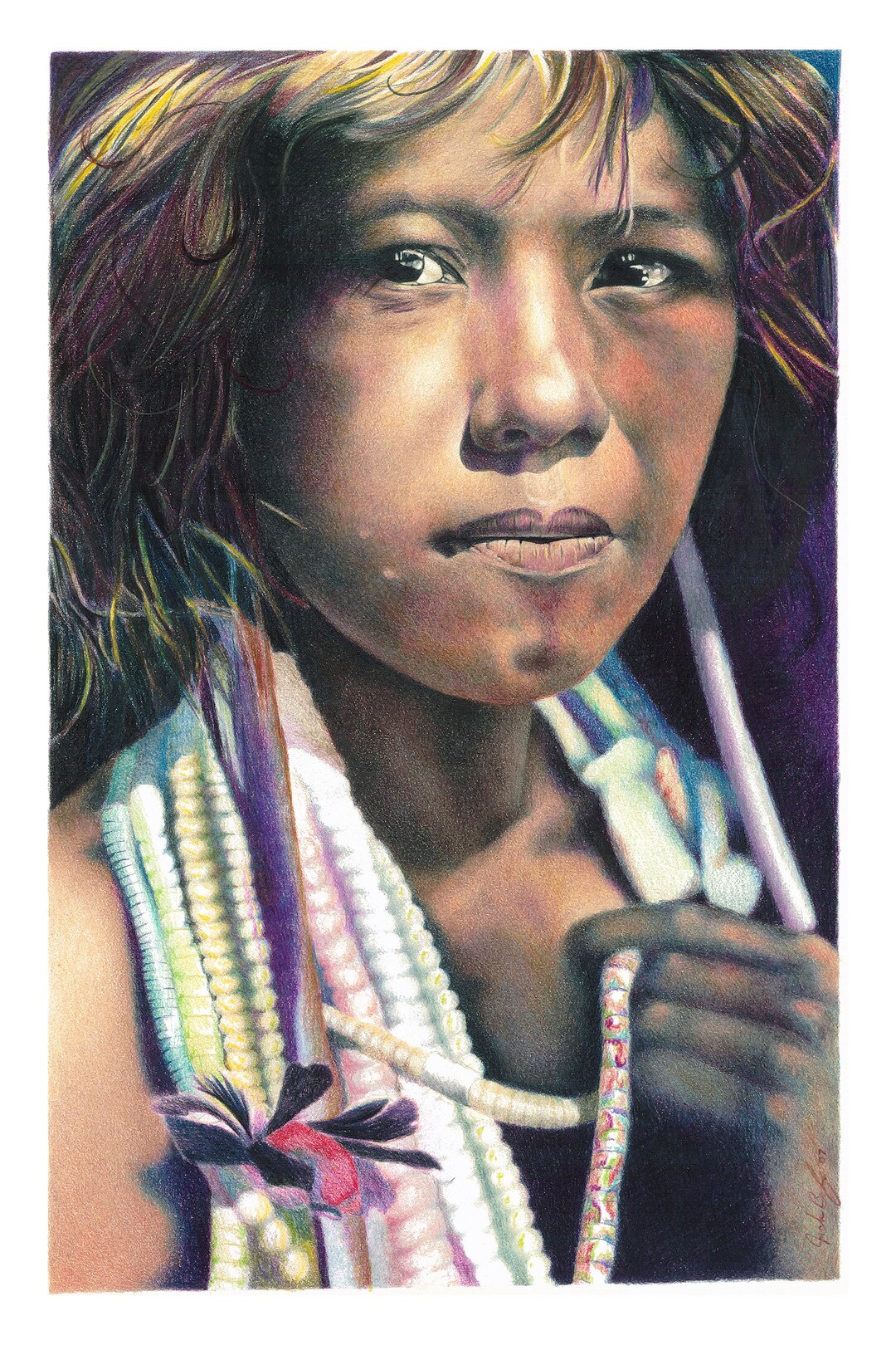 Pomo Indian Woman - Etsy