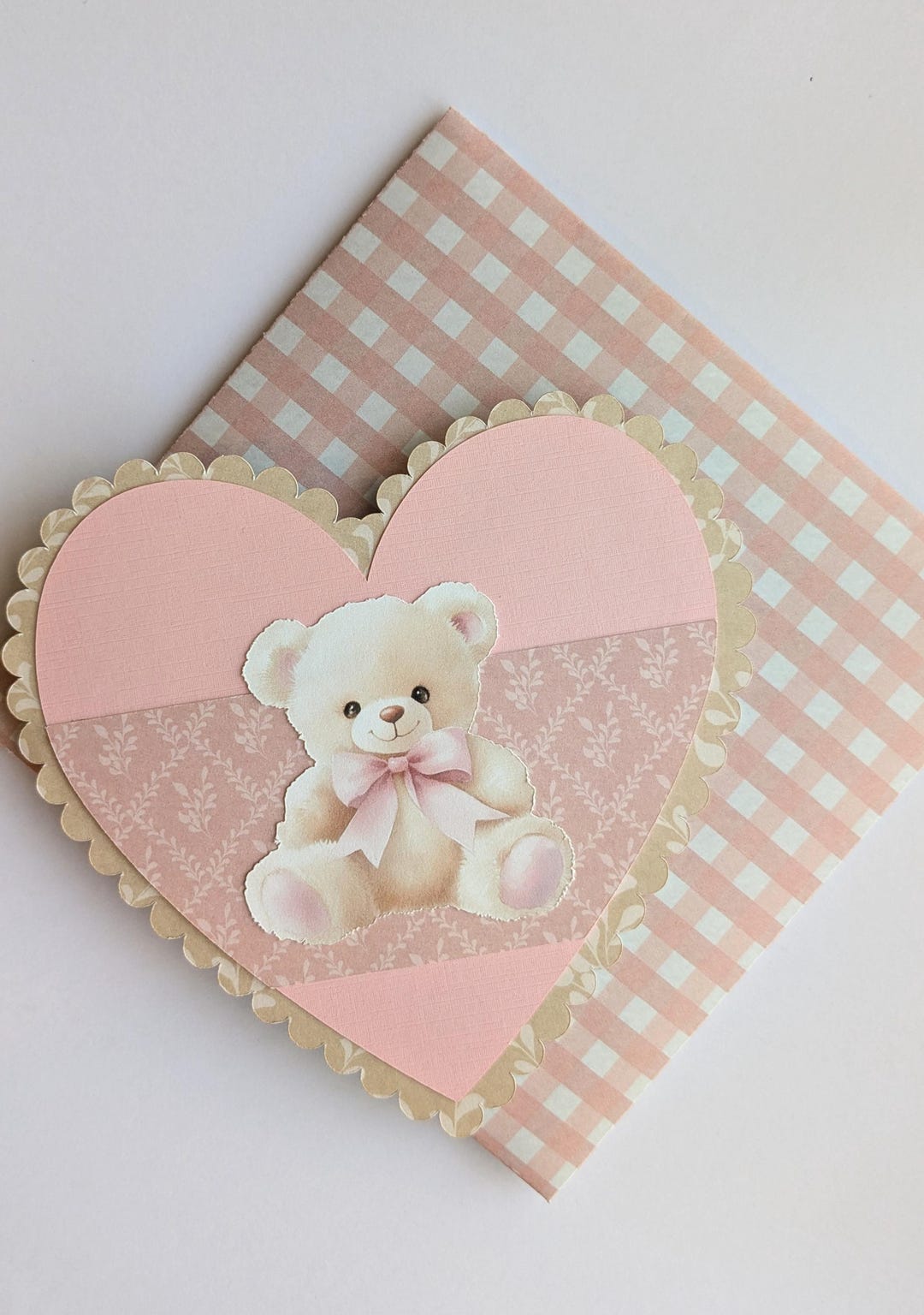 Baby Shower Card, Baby Girl Card, It's a Girl Card, Blank Card, Baby ...