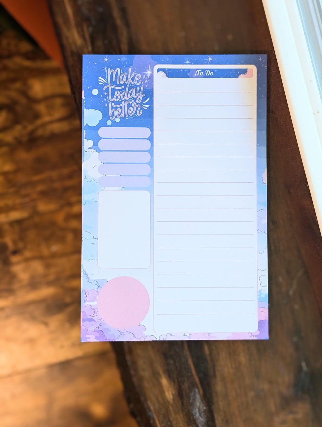 Anime Sky Notepad, Peel Away Notepad, Cute Notepad, Stationery Notepad ...