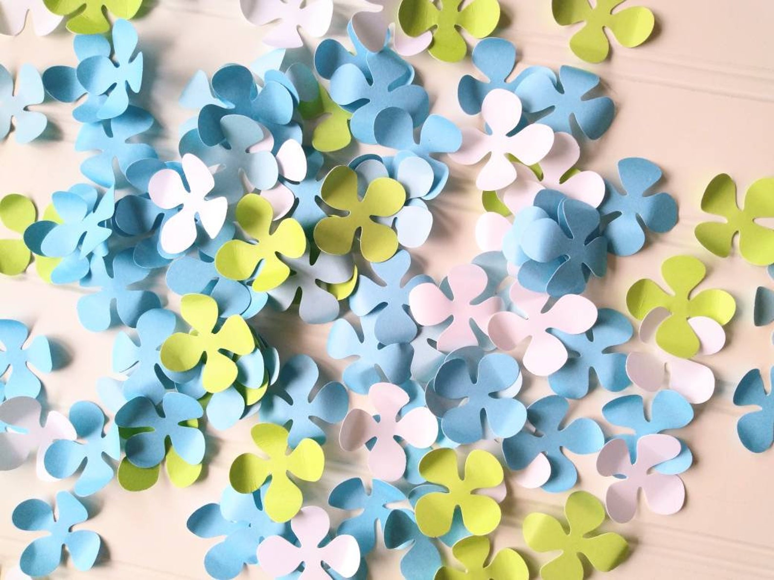 Hydrangea Confetti Paper Hydrangea Confetti Wedding | Etsy