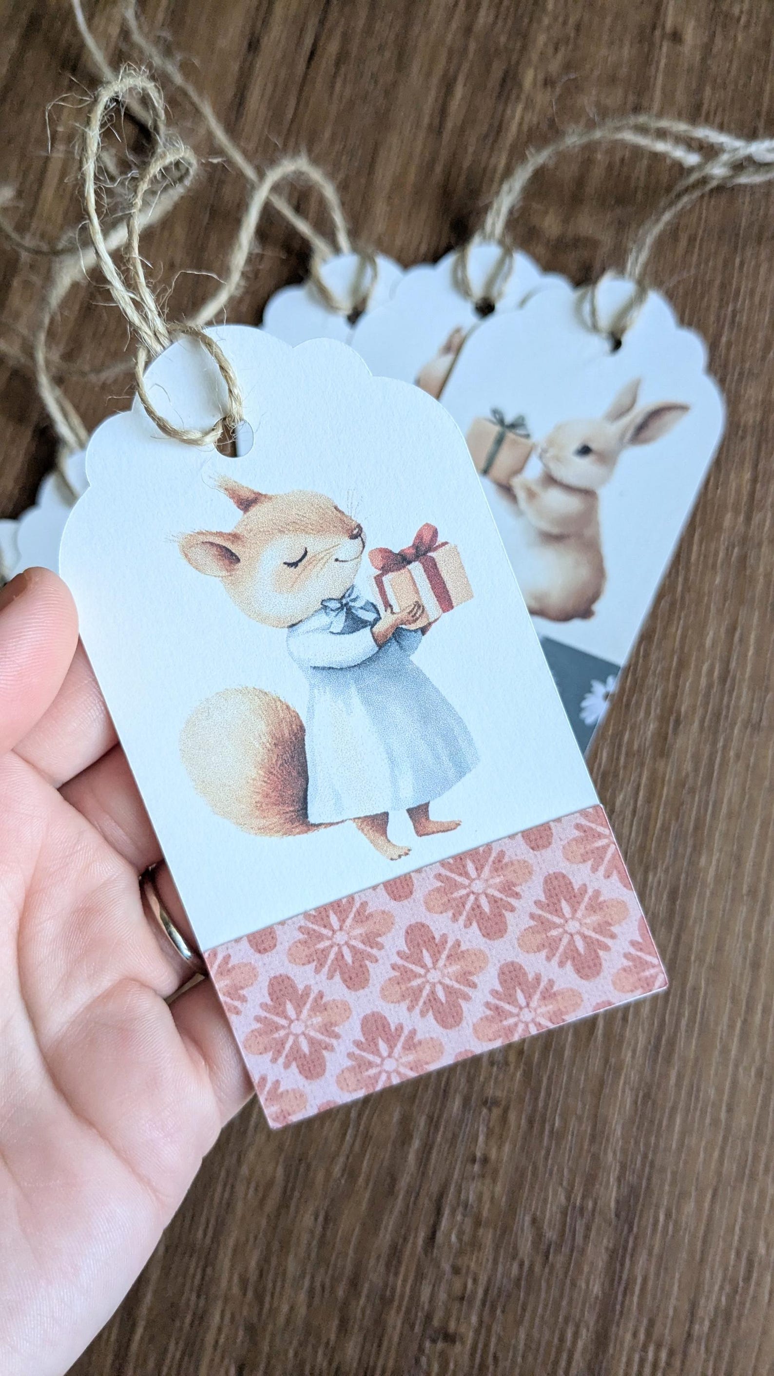 Gift Tags, Cute Gift Tags, Forest Animals, Cottagecore, Gift Tag Set ...