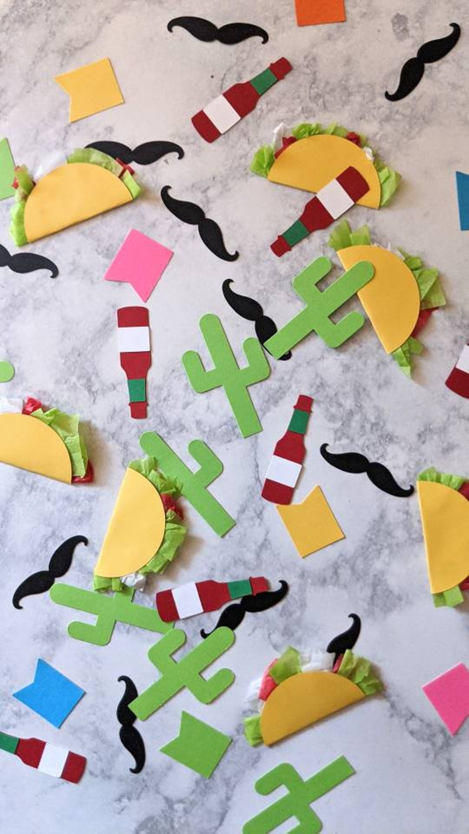 Fiesta Taco Confetti Party Confetti Cinco De Mayo Party - Etsy
