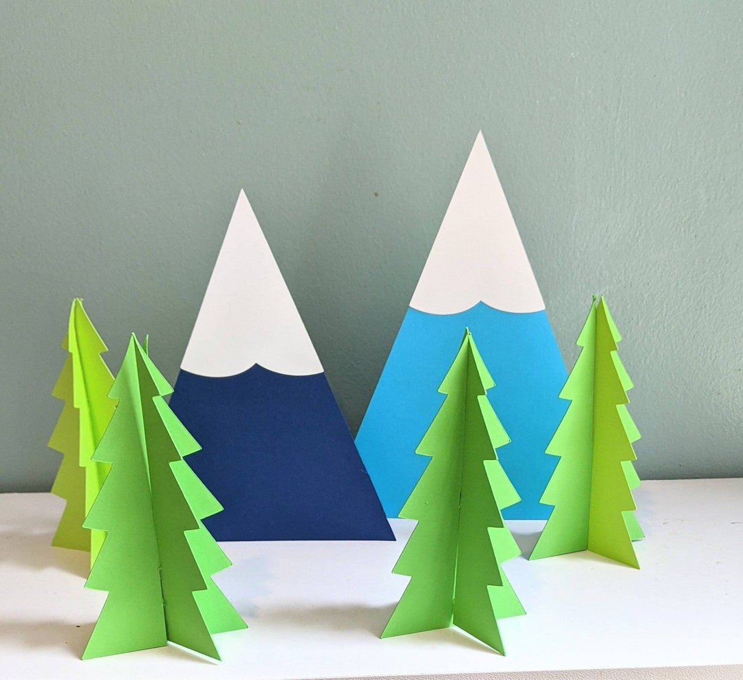 Mountain Party Decorations,forest Party Decorations, Happy Camper Party ...