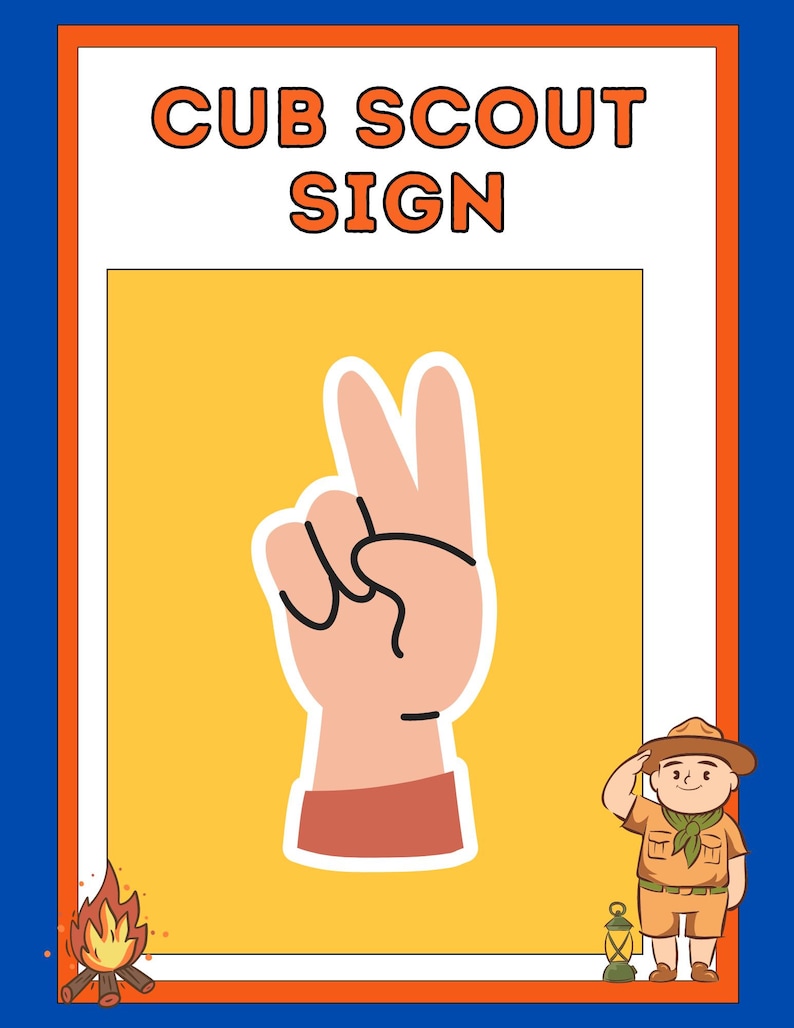 Cub Scout Printable - Etsy
