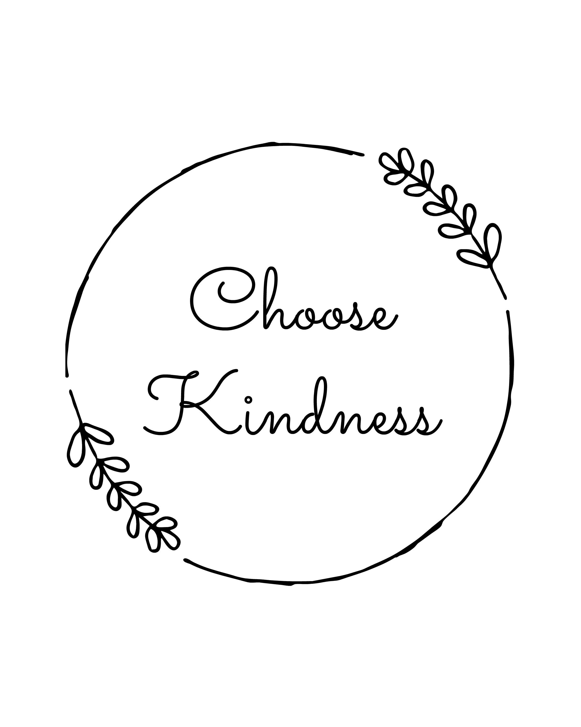 Choose Kindness Printable - Etsy