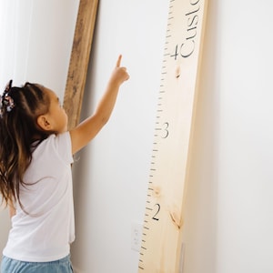 HAND PAINTED Growth Ruler, Growth Chart, Measuring Stick, Kid Ruler ...