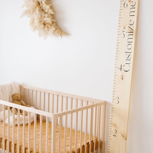 HAND PAINTED Growth Ruler, Growth Chart, Measuring Stick, Kid Ruler ...