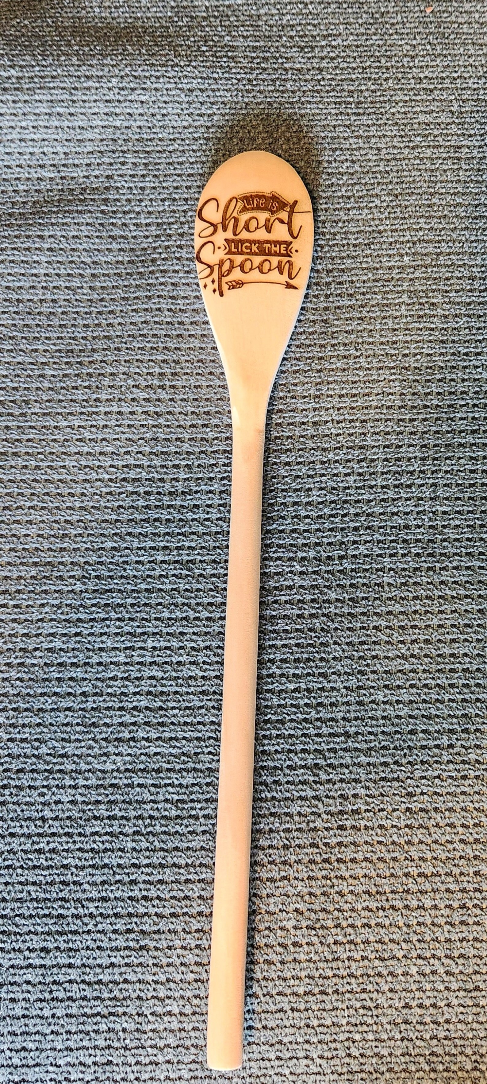 Engraved Wood Mixing Spoon: Funny "lick the Spoon" Gift - Etsy