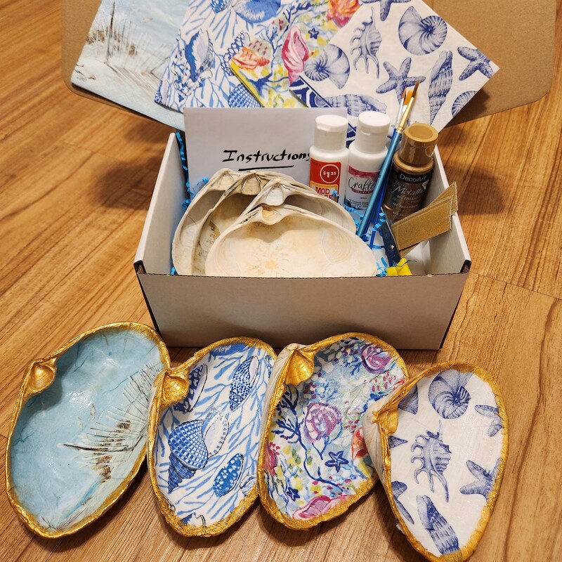 Clam Shell Decoupage Kits - Etsy