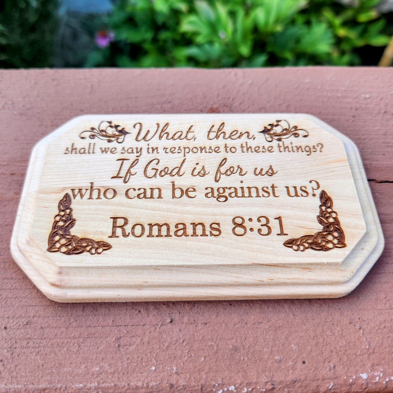Bible Verse Plaque - Etsy