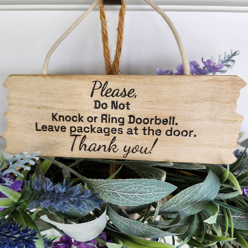 Do Not Ring Doorbell - Etsy