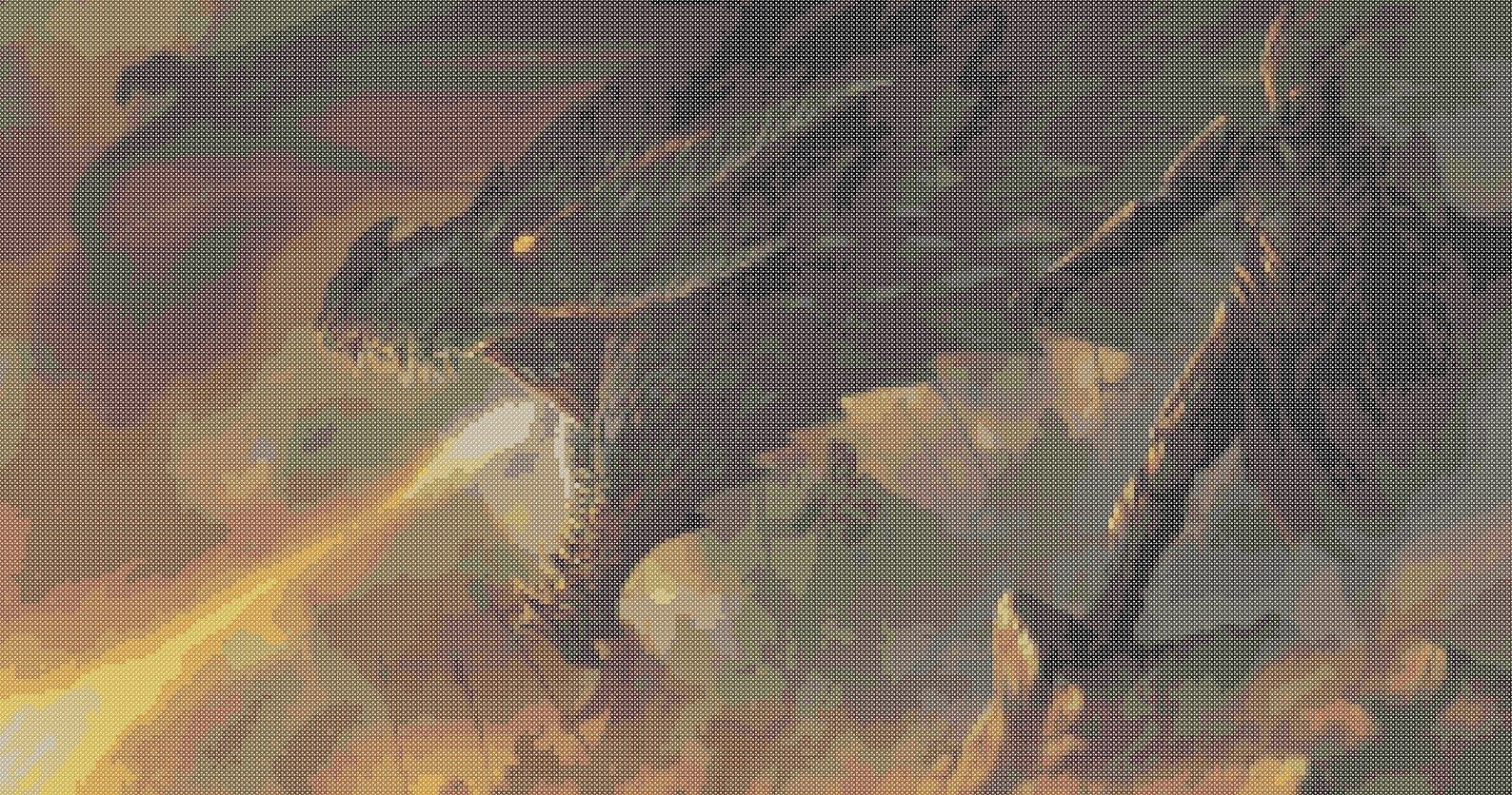 Dragon Rescues Army: Dragon Combat Fantasy Inspired Cross-stitch ...