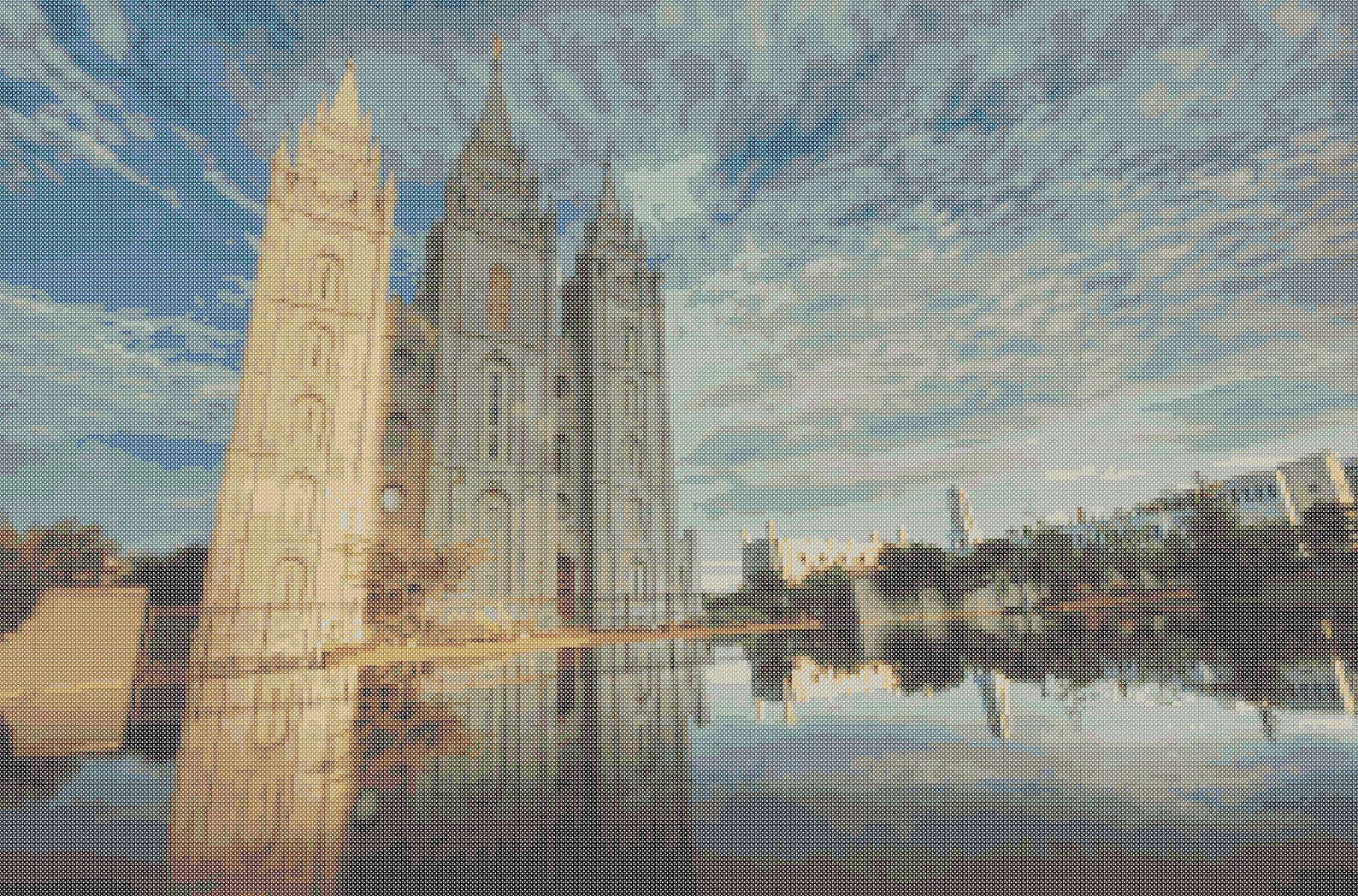 Morning Glory Reflected: LDS Church, Salt Lake City Temple, Utah ...