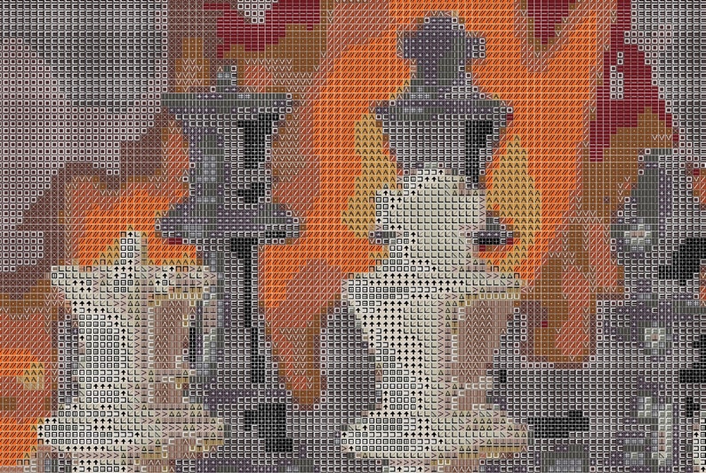 Fireside Chess - Counted Cross Stitch: Family Board Games Cross-stitch ...