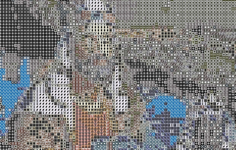 Christmas Nativity Cross Stitch Pattern: Visiting Christ Pixel Art ...