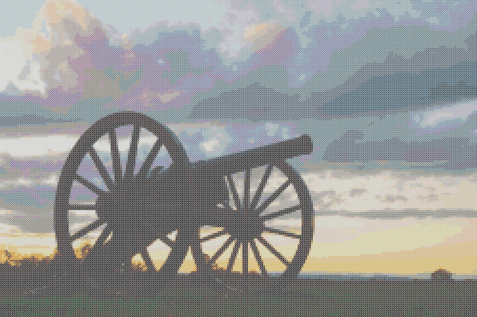Civil War Cannon Cross Stitch Pattern: American Heritage Monument Pixel ...
