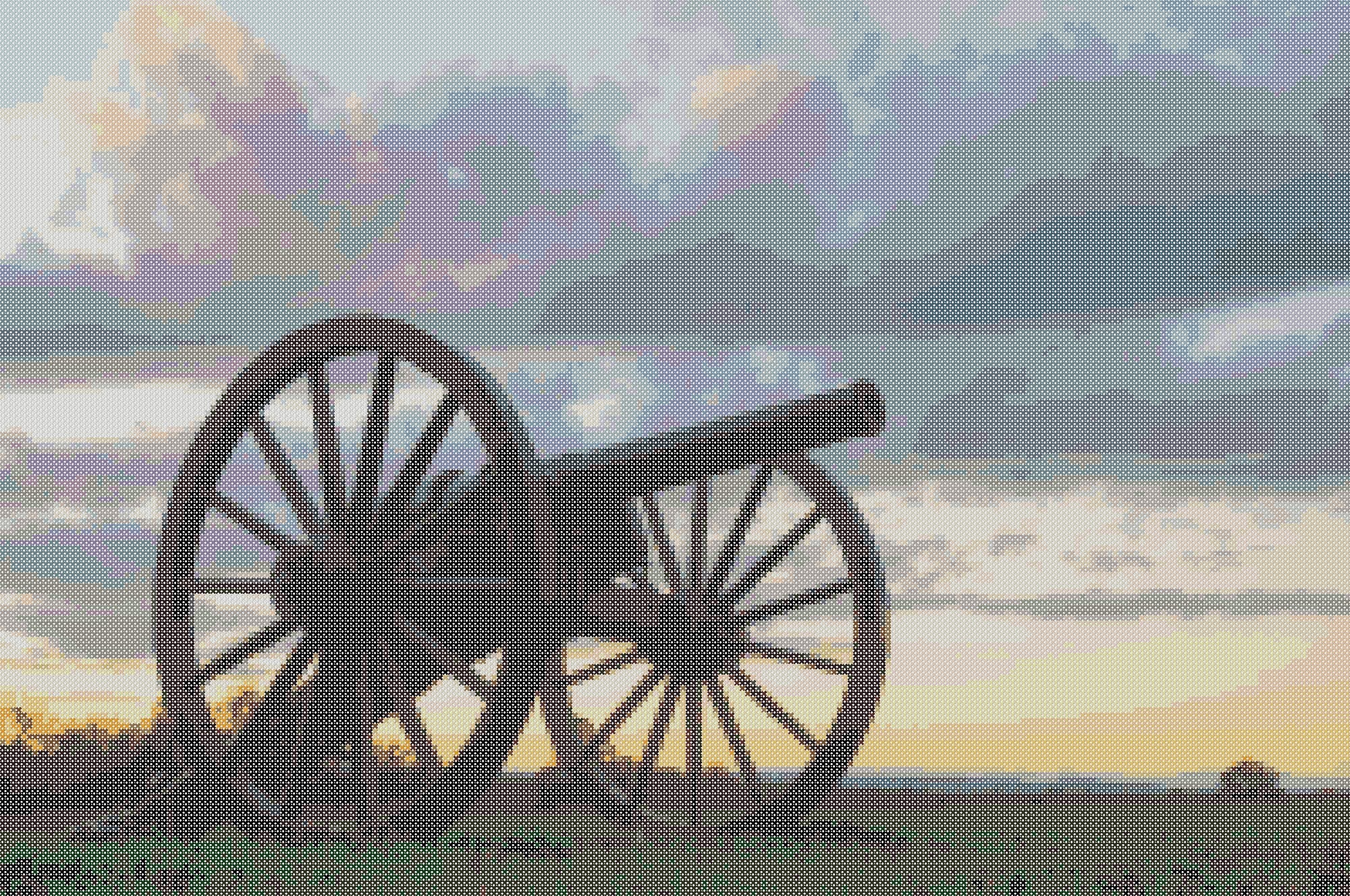 Civil War Cannon Cross Stitch Pattern: American Heritage Monument Pixel ...