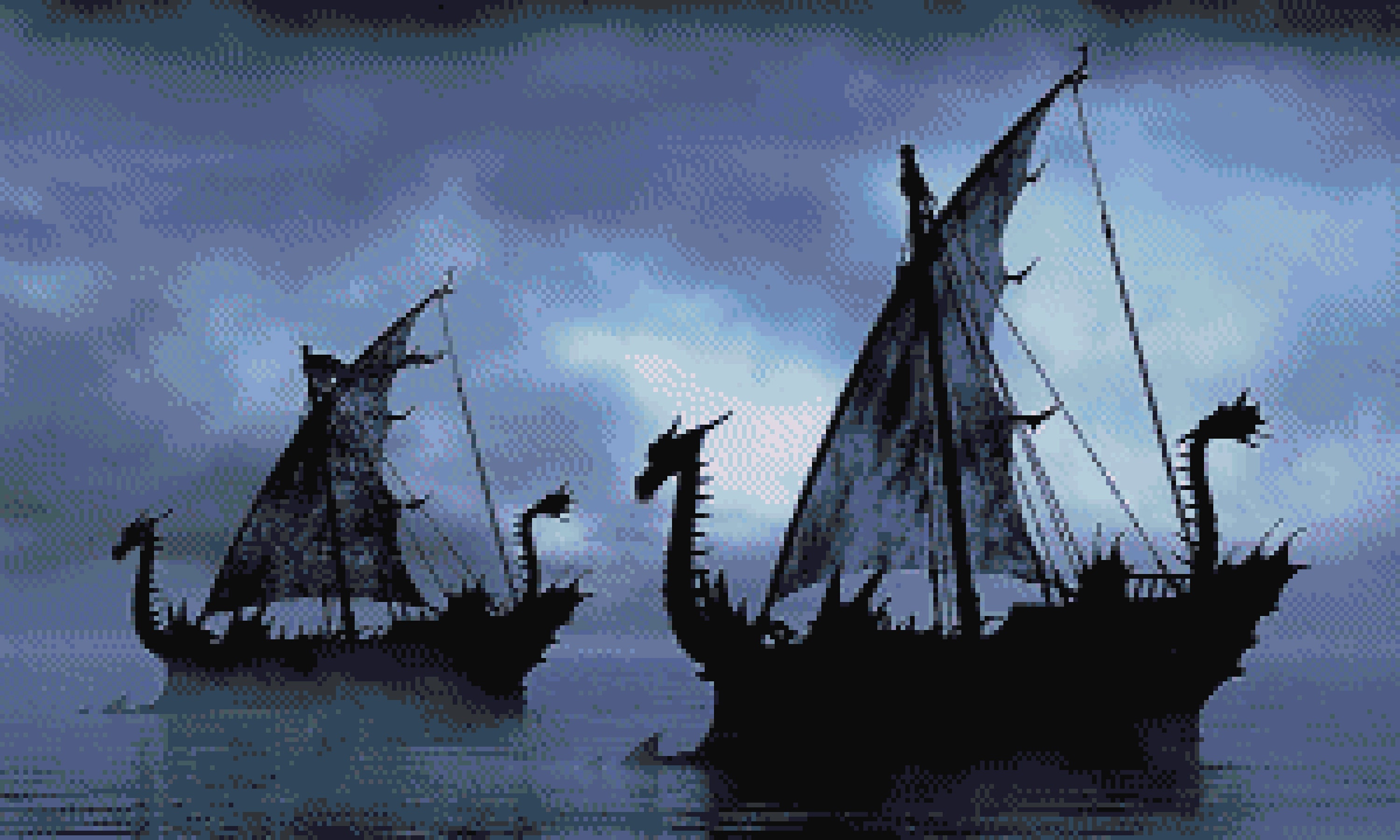 Viking Warships Cross Stitch Pattern: Norse Ships Inspired Fantasy ...